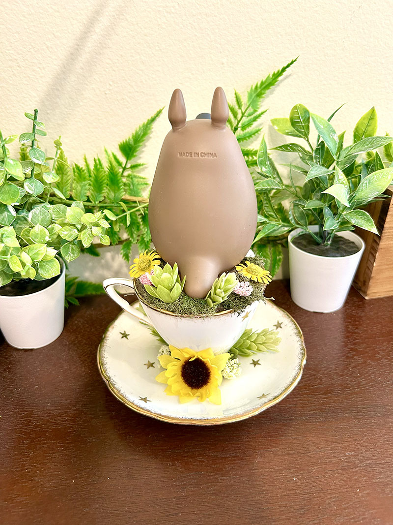Totoro Tea Cup Terrarium – Plantcycled